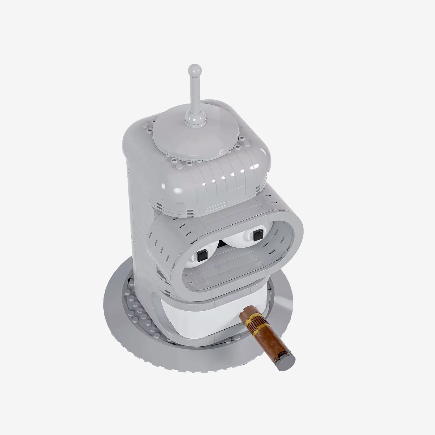 Buy Cigar smoking robot head online | BlueBrixx