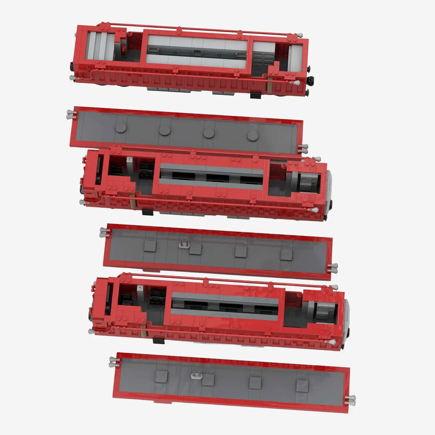 Buy Tunnel Rescue Carriages (8w) online | BlueBrixx