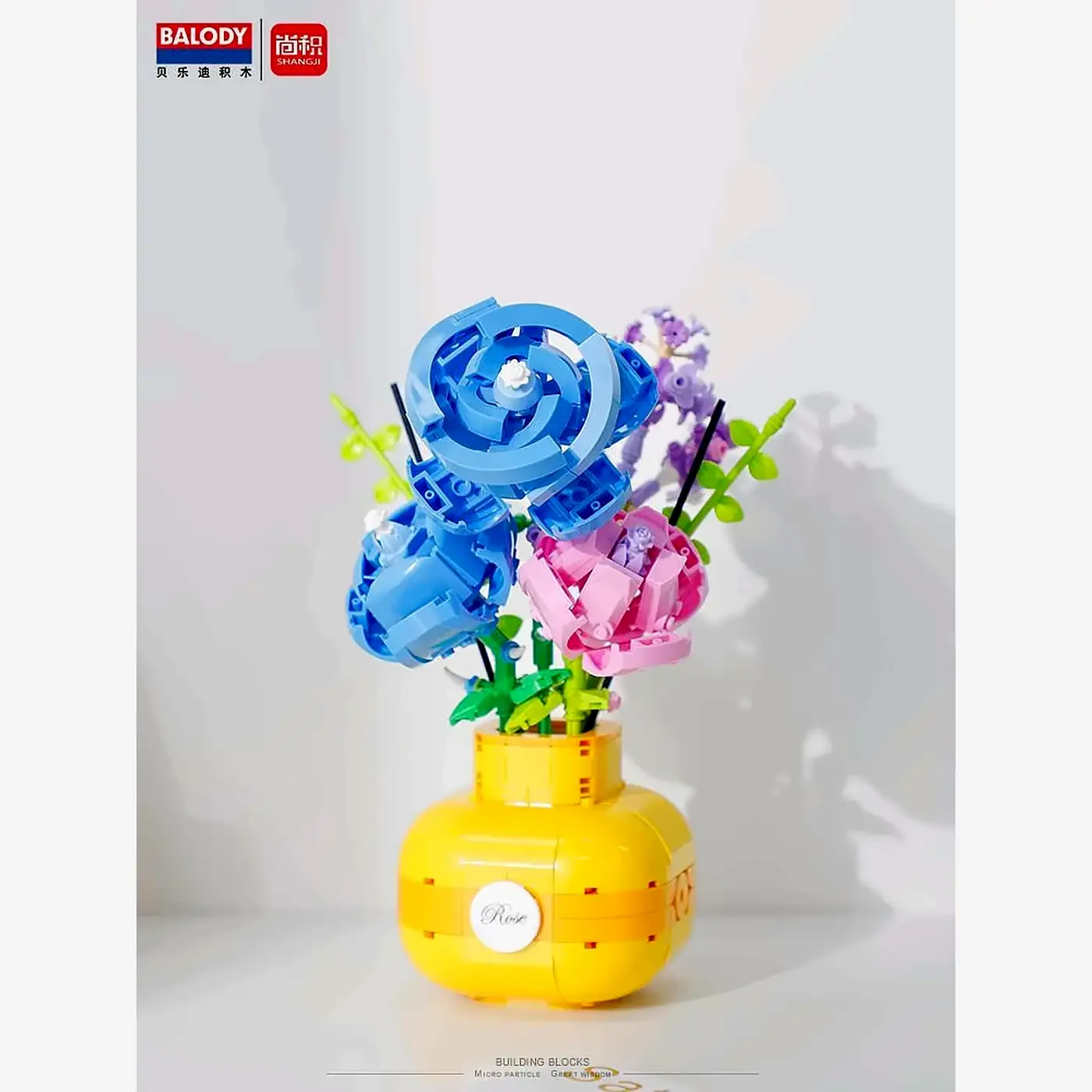 Buy Roses in a vase (mini blocks) online | BlueBrixx