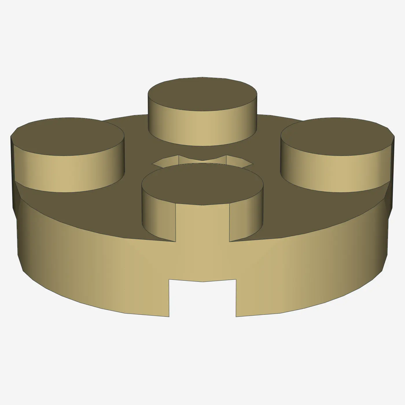 Buy PLATE 2X2 ROUND X 100 online | BlueBrixx