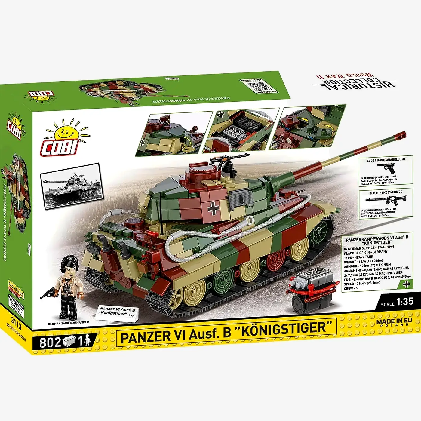 Buy Panzer VI Ausf. B "Koenigstiger" online | BlueBrixx