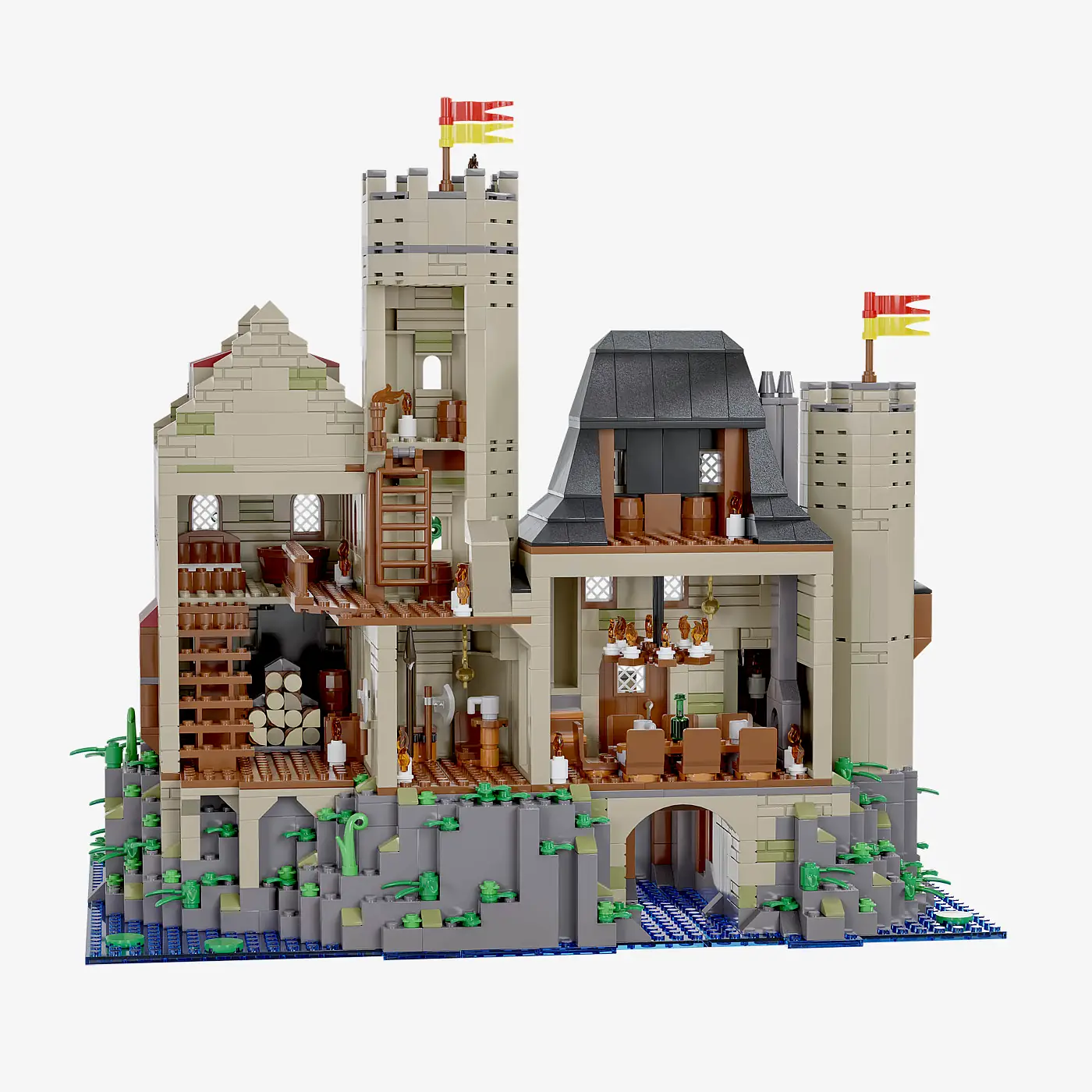 Buy Medieval knights order castle online | BlueBrixx